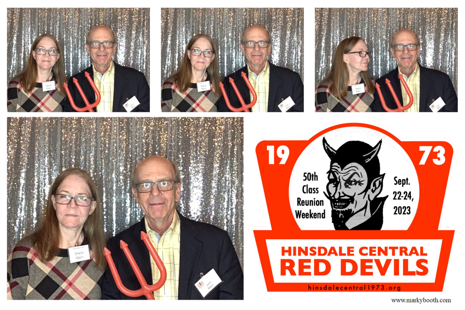50th Reunion Photo Booth – Hinsdale Central Class of 1973